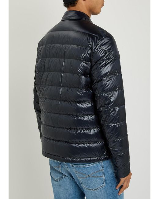 Moncler Mourillion Logo Shell Jacket in Black for Men | Lyst UK