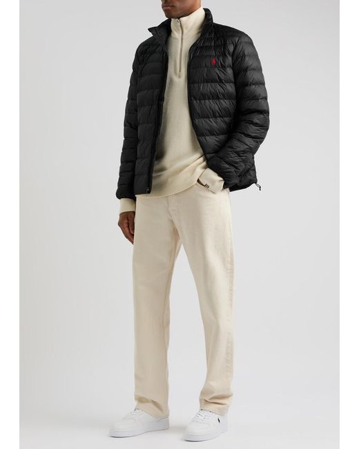 Polo Ralph Lauren Terra Quilted Shell Jacket in Black for Men | Lyst