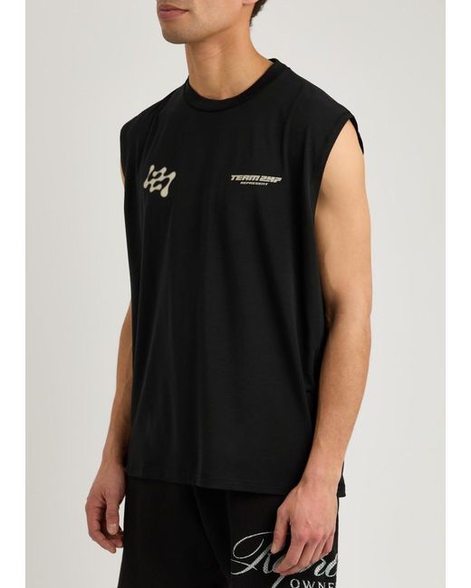 Represent 247 Future Logo Jersey Tank in Black for Men | Lyst