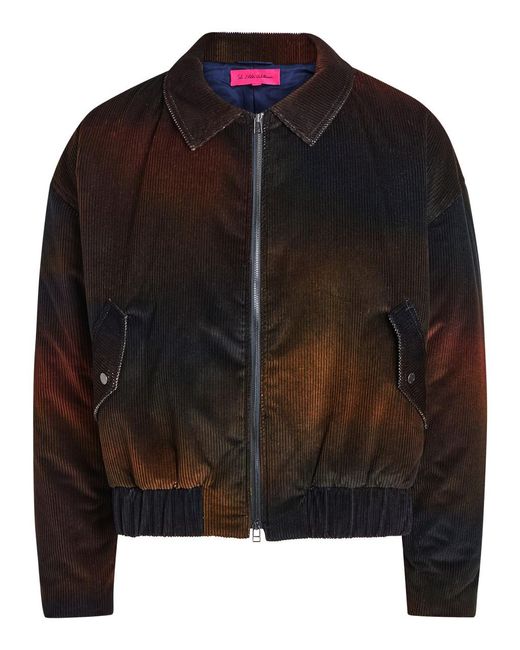 The Elder Statesman Ombre Padded Corduroy Jacket in Black for Men | Lyst UK