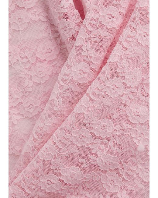 Self-Portrait X Christopher Kane Lace Tights in Pink | Lyst