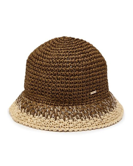 Eugenia Kim Bailey Straw Bucket Hat in Natural | Lyst UK