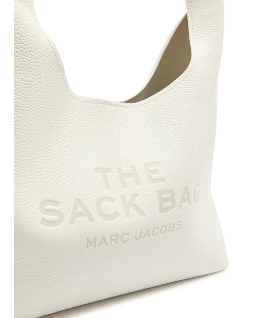 Marc Jacobs The Sack Medium Grained Leather Tote in Natural | Lyst