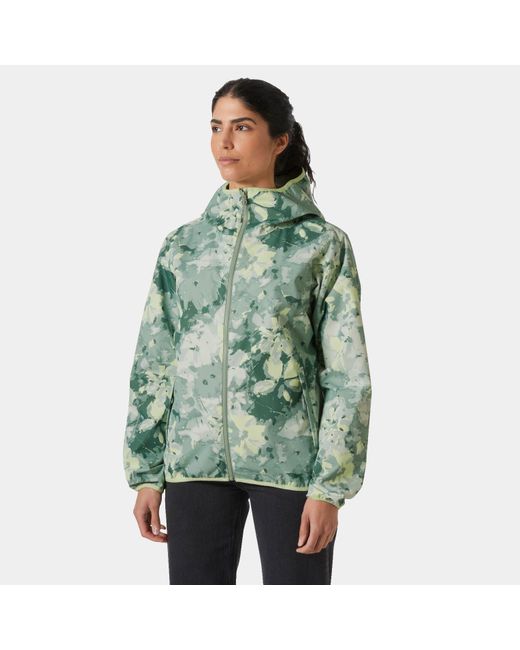 Helly Hansen Graphic Rain Jacket Green | Lyst