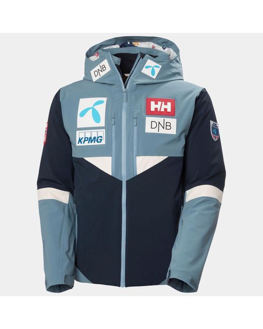 Helly Hansen Kvitfjell Race Insulated Ski Jacket in Blue for Men | Lyst UK