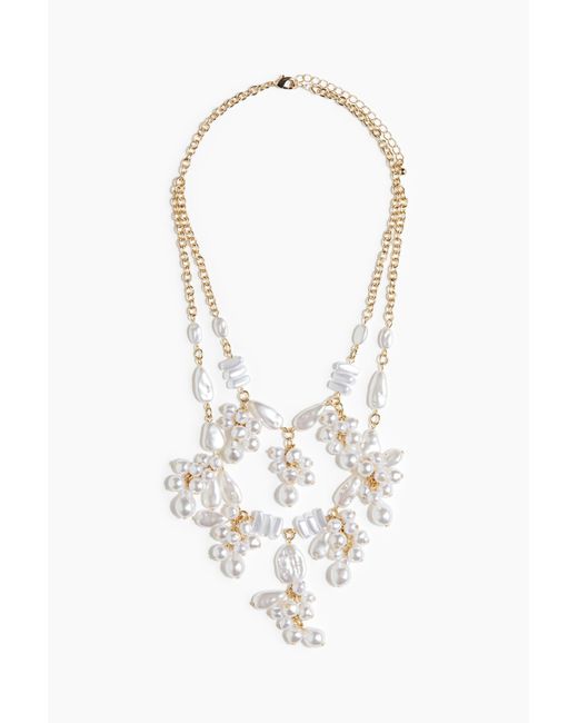 Collier Grappe H&M en coloris Blanc | Lyst