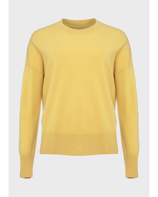 Hobbs Lydia Jumper With Cashmere in Yellow | Lyst UK