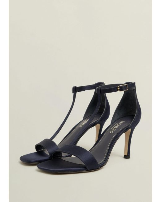 Hobbs Nadia T-Bar Sandals in Natural | Lyst UK