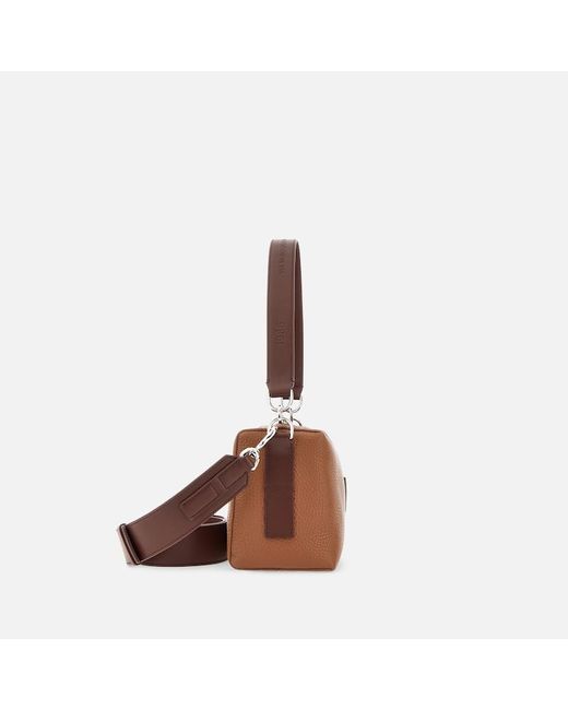 Hogan Script Bauletto Mini in Brown | Lyst