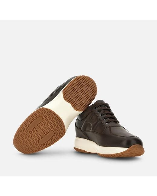 Sneakers Interactive Hogan pour homme en coloris Marron | Lyst