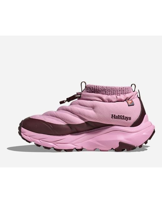 Hoka One One Kaha 2 Frost Moc Gore-tex Halfdays Lifestyle Shoes in Pink ...
