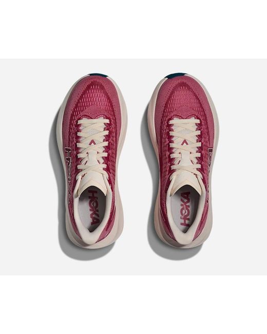 Hoka One One Mach 7 Road Running Shoes in Red | Lyst UK