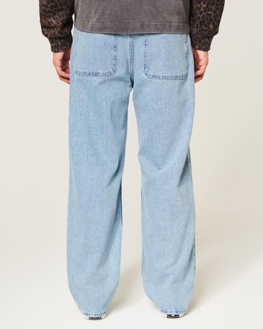 Hollister Baggy Jeans in Blue for Men | Lyst UK