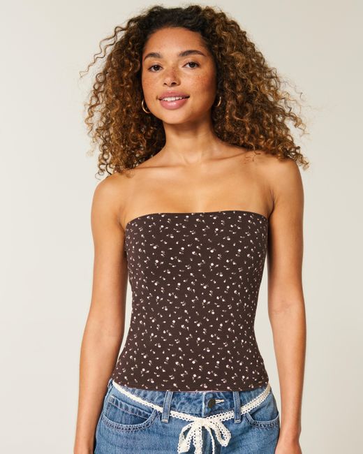 Hollister Taylor Reversible Tube Top in Purple | Lyst UK
