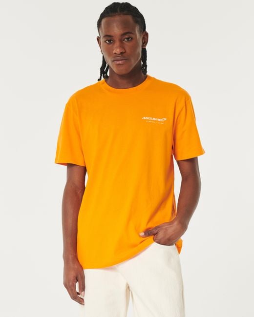 Hollister orange shirt store