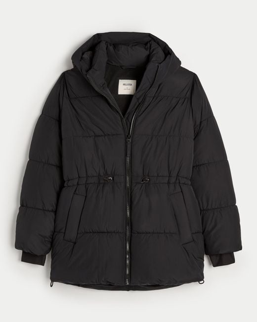 Hollister Black Puffer Jacket