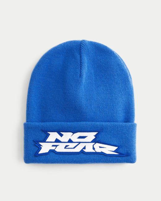Hollister No Fear Graphic Beanie in Blue for Men Lyst UK
