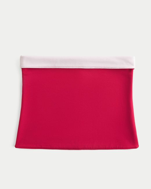 Hollister Taylor Seamless Fabric Reversible Tube Top in Red | Lyst UK