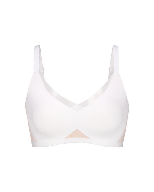 Honeylove Crossover Bra For in White | Lyst