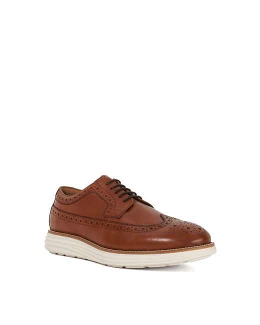 Dune Bodhi Brogues in Brown for Men | Lyst UK