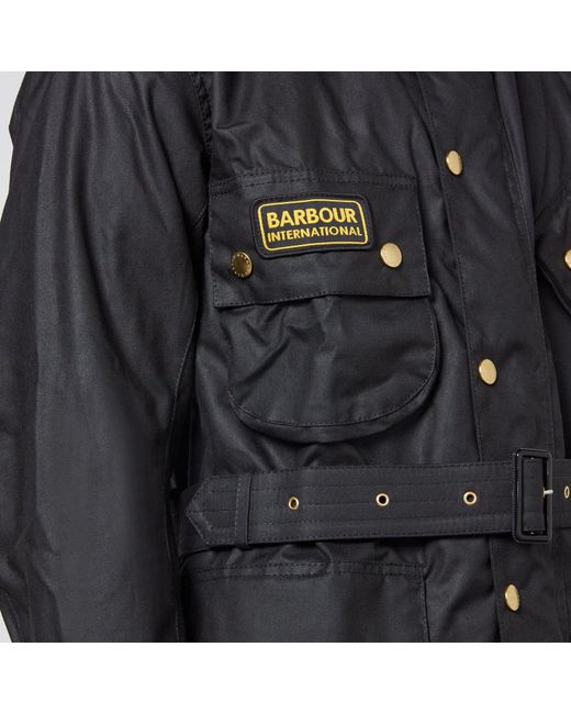 Barbour Original Waxed Jacket Wax in Black for Men | Lyst UK