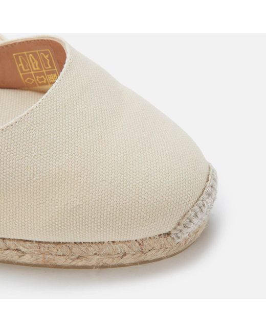 Castañer Carina Wdge in Natural | Lyst UK