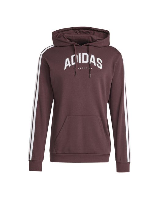 adidas Pull Over Hoodie in Purple for Men | Lyst UK