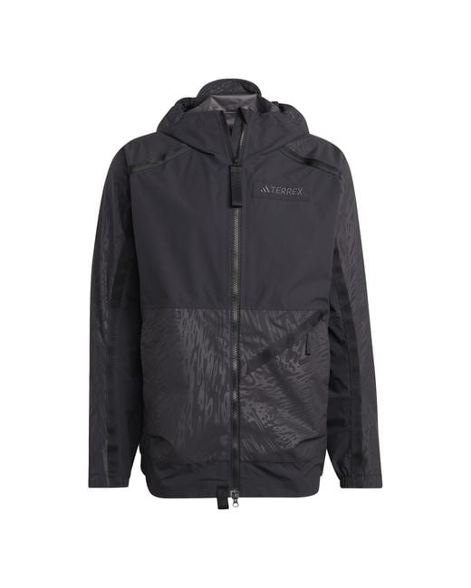 adidas Utilitas Waterproof Jacket in Blue for Men | Lyst UK
