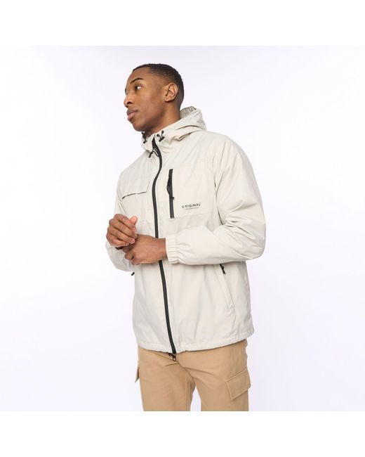Crosshatch Utilate Jacket in Natural for Men | Lyst UK