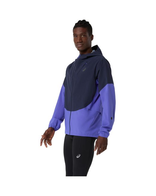Asics Metarun Legend Jacket Running in Blue for Men | Lyst UK