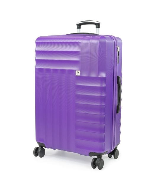 Pierre Cardin Soleil 30-Inch Hard Shell Suitcase Luggage in Purple ...