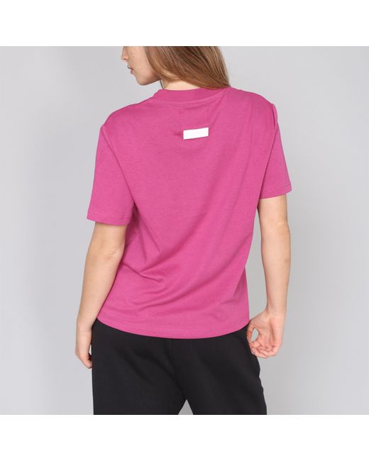 Blank Essentials Blank Arched Print Puff T-Shirt Ladies in Pink | Lyst UK