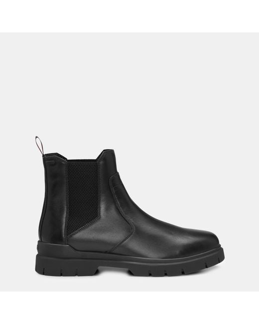 HUGO Ryan Chelsea Boots in Black for Men | Lyst UK