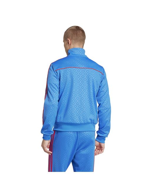 adidas David Beckham Originals Tracksuit Top in Blue for Men | Lyst UK