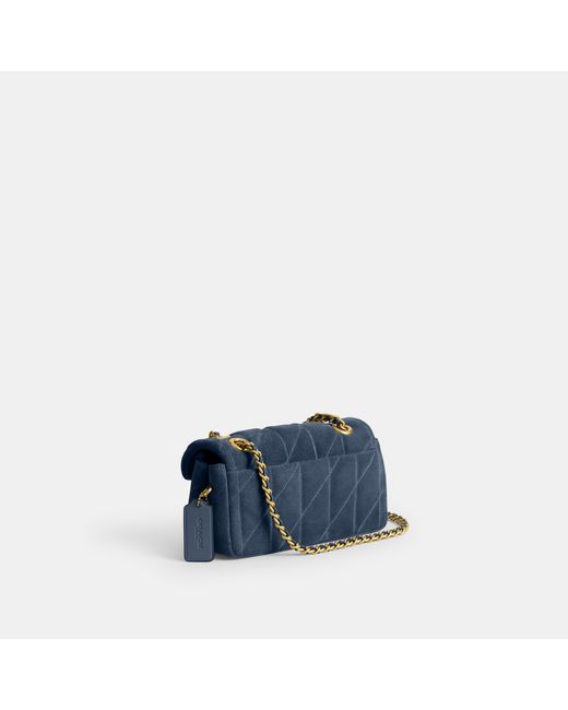 COACH Quilted Tabby 20 Shoulder Bag in Blue | Lyst UK