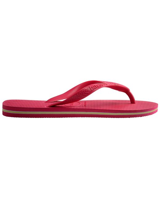 Havaianas Hav. Brasil 35/36 Flip Flops in Red | Lyst UK