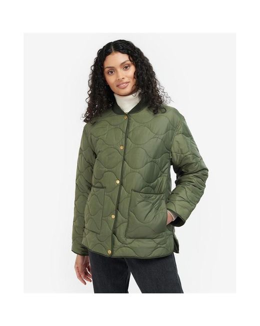 Barbour Heidi Quilted Jacket in Green | Lyst UK