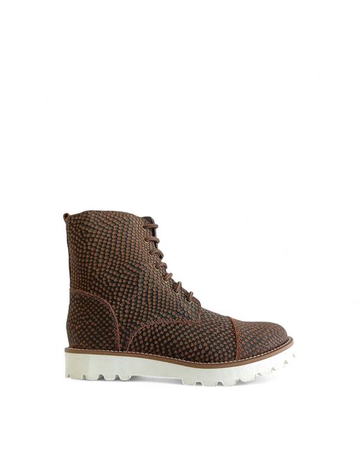 Firetrap Lizzy Hiker Rugged Boots in Brown | Lyst UK