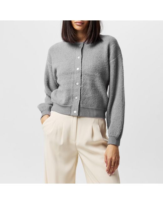 French Connection Melissa Knitted Cardigan in Grey | Lyst UK