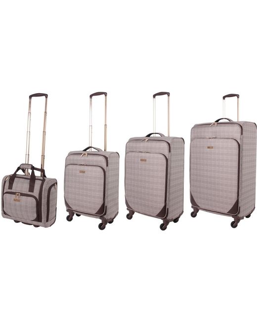 London Fog Camberley Soft Shell Suitcase Luggage With Wheels | Lyst UK
