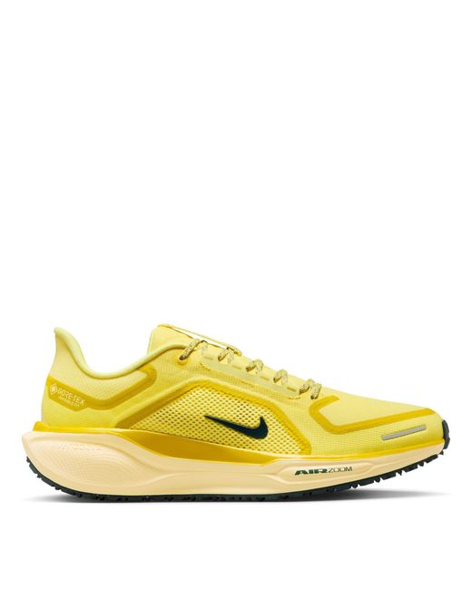 Nike Pegasus 41 Gore-Tex Waterproof Road Running Shoes in Yellow for ...