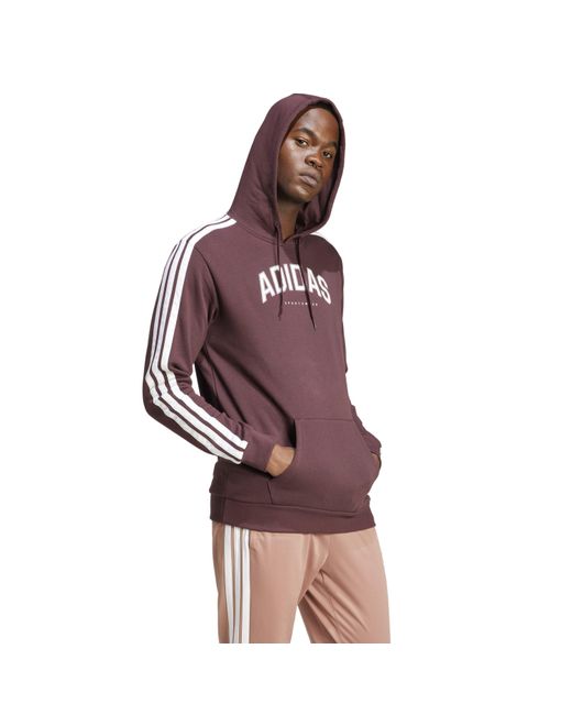 adidas Pull Over Hoodie in Purple for Men | Lyst UK