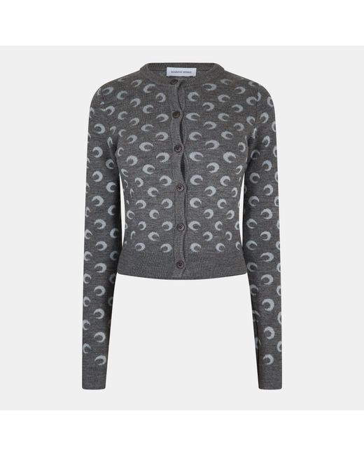 Marine Serre Ms Moon Cardgian Ld61 in Grey | Lyst UK