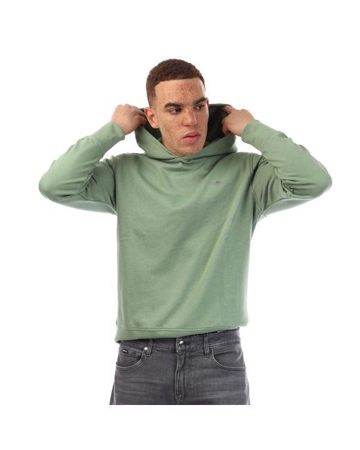 GANT Shield Logo Hoodie in Green for Men | Lyst UK