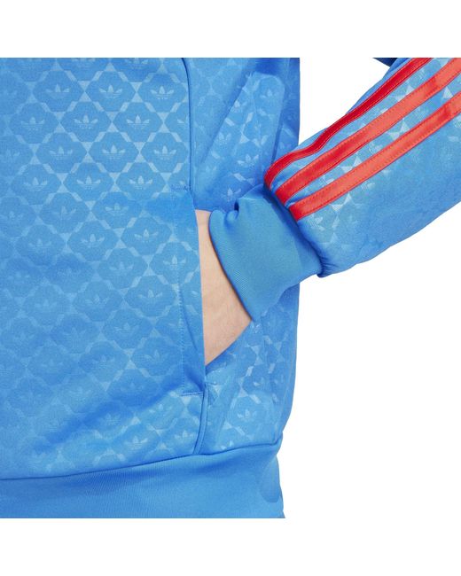 adidas David Beckham Originals Tracksuit Top in Blue for Men | Lyst UK