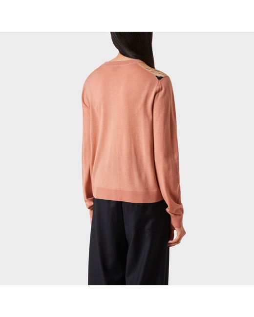 Paul Smith Swirl Structured Cardigan in Pink | Lyst UK