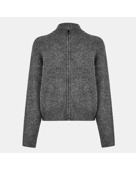 Jack Wills High-Zip Crew Neck Jumper in Grey | Lyst UK