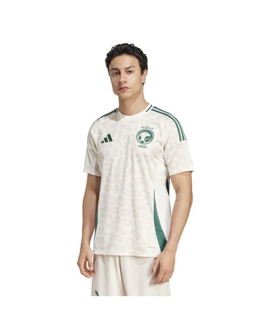 adidas Saudi Arabia Away Shirt 2024 Adults in White for Men | Lyst UK