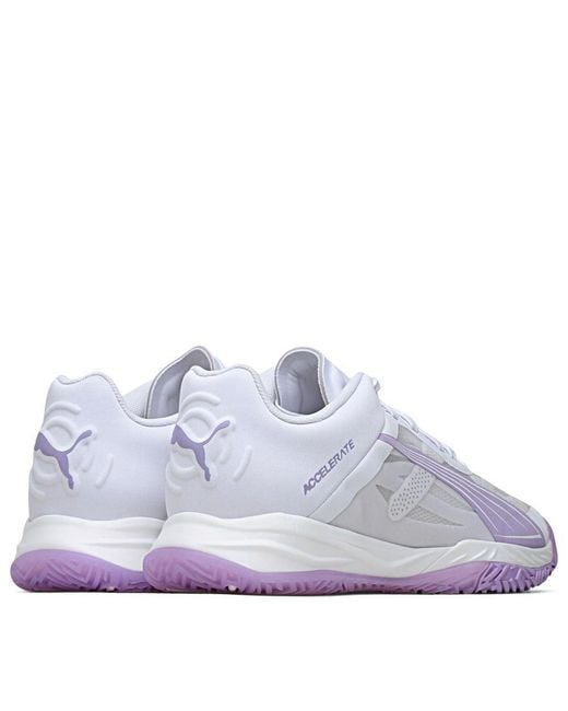 PUMA Accelerate Nitro Squad Indoor Shoes in Purple | Lyst UK