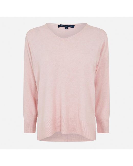 French Connection Ebba Vhari Jumper in Pink | Lyst UK